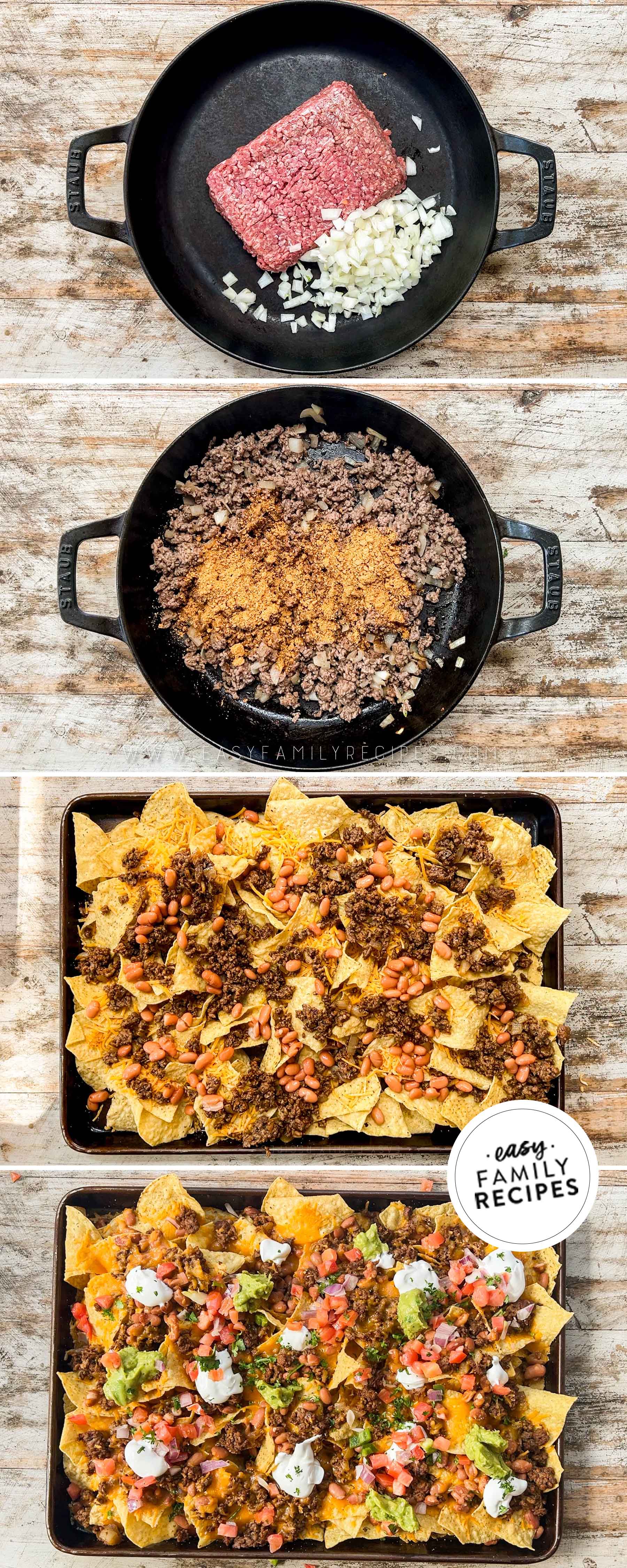 Ground Beef Nachos · Easy Family Recipes