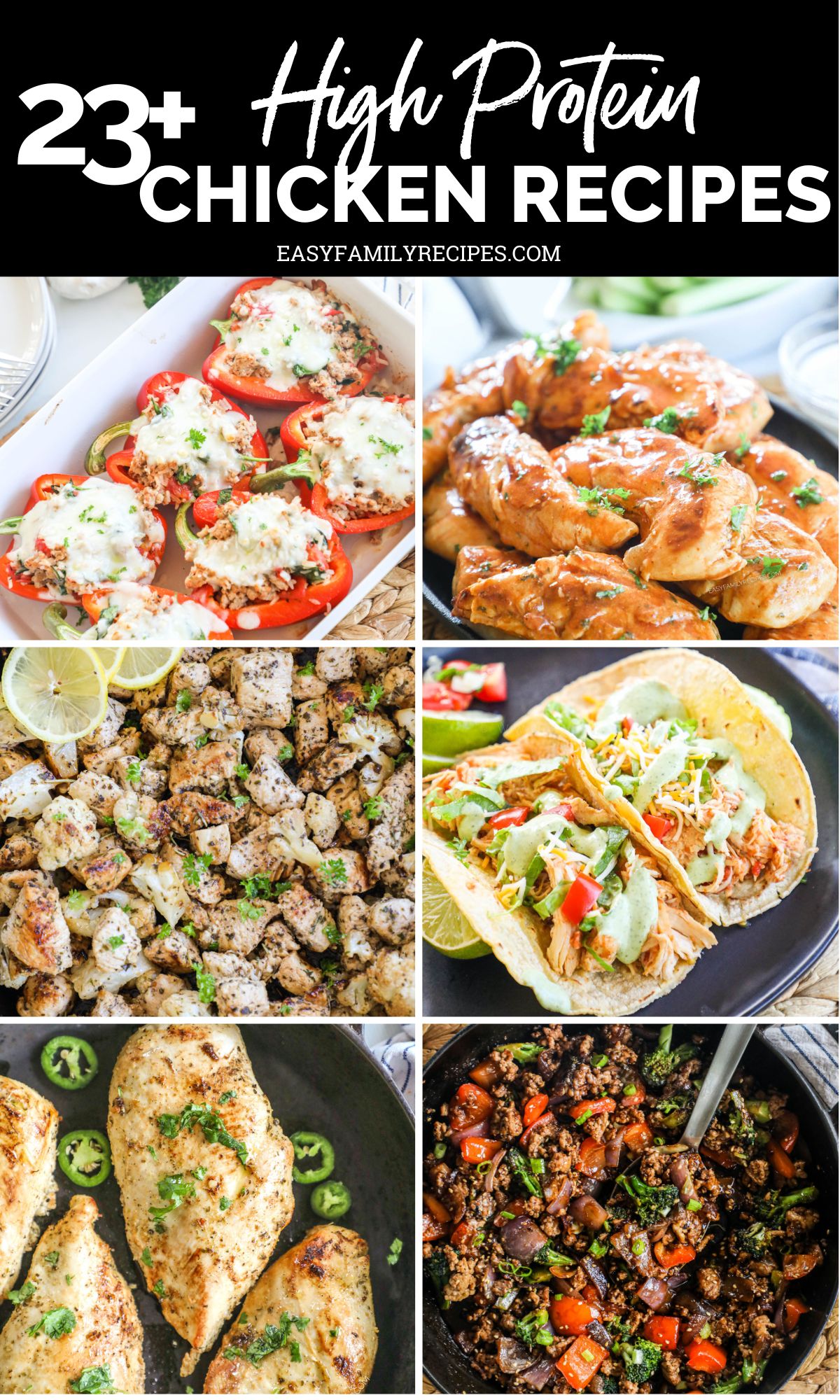 23+ High Protein Chicken Recipes · Easy Family Recipes