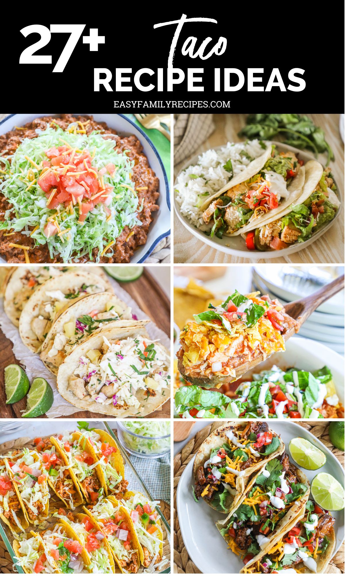27+ Taco Recipe Ideas · Easy Family Recipes