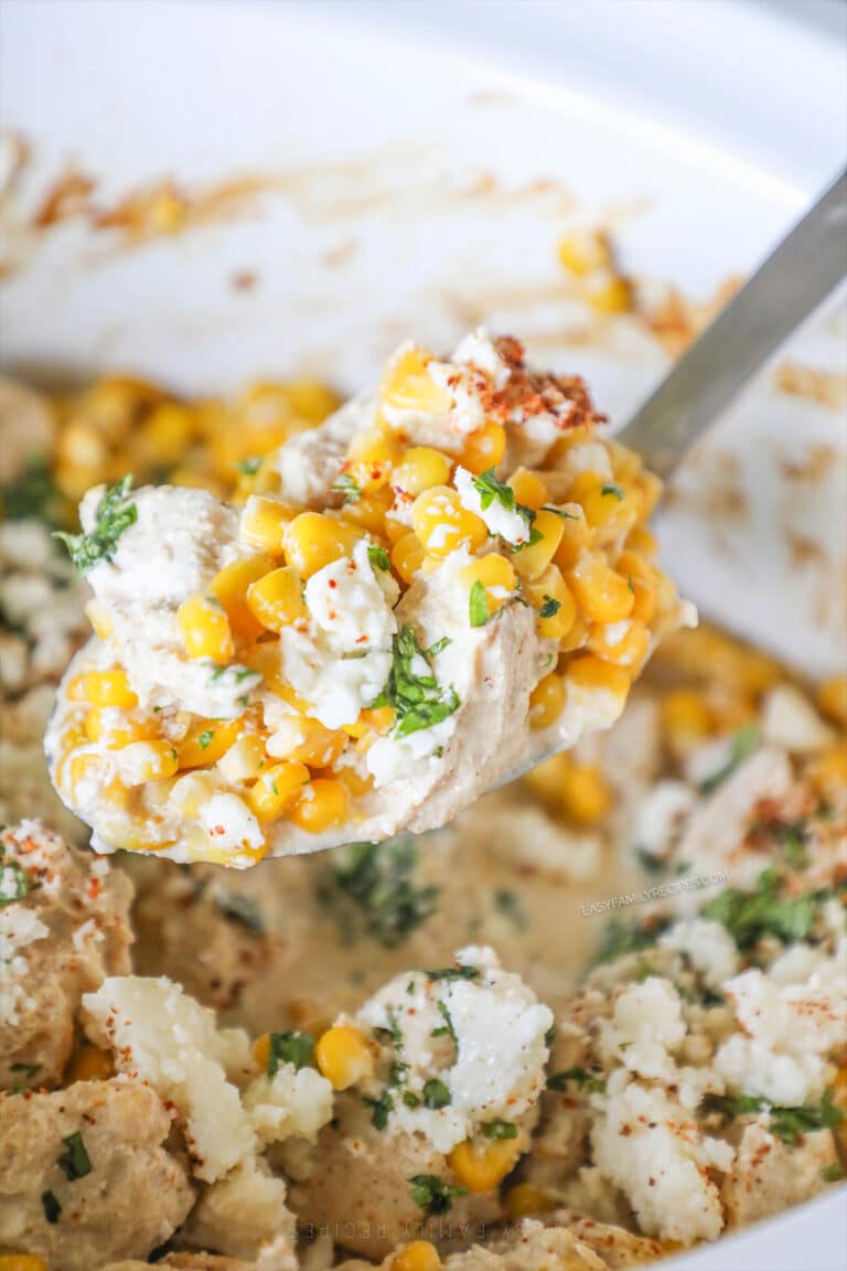Crockpot Mexican Street Corn Chicken · Easy Family Recipes