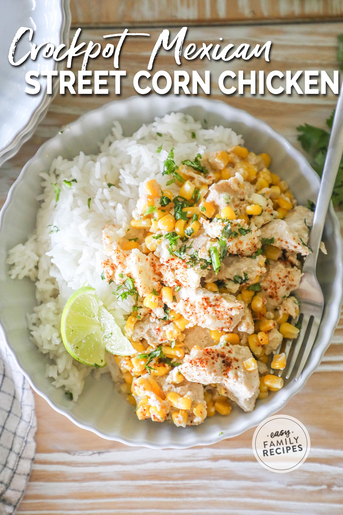 Crockpot Mexican Street Corn Chicken · Easy Family Recipes