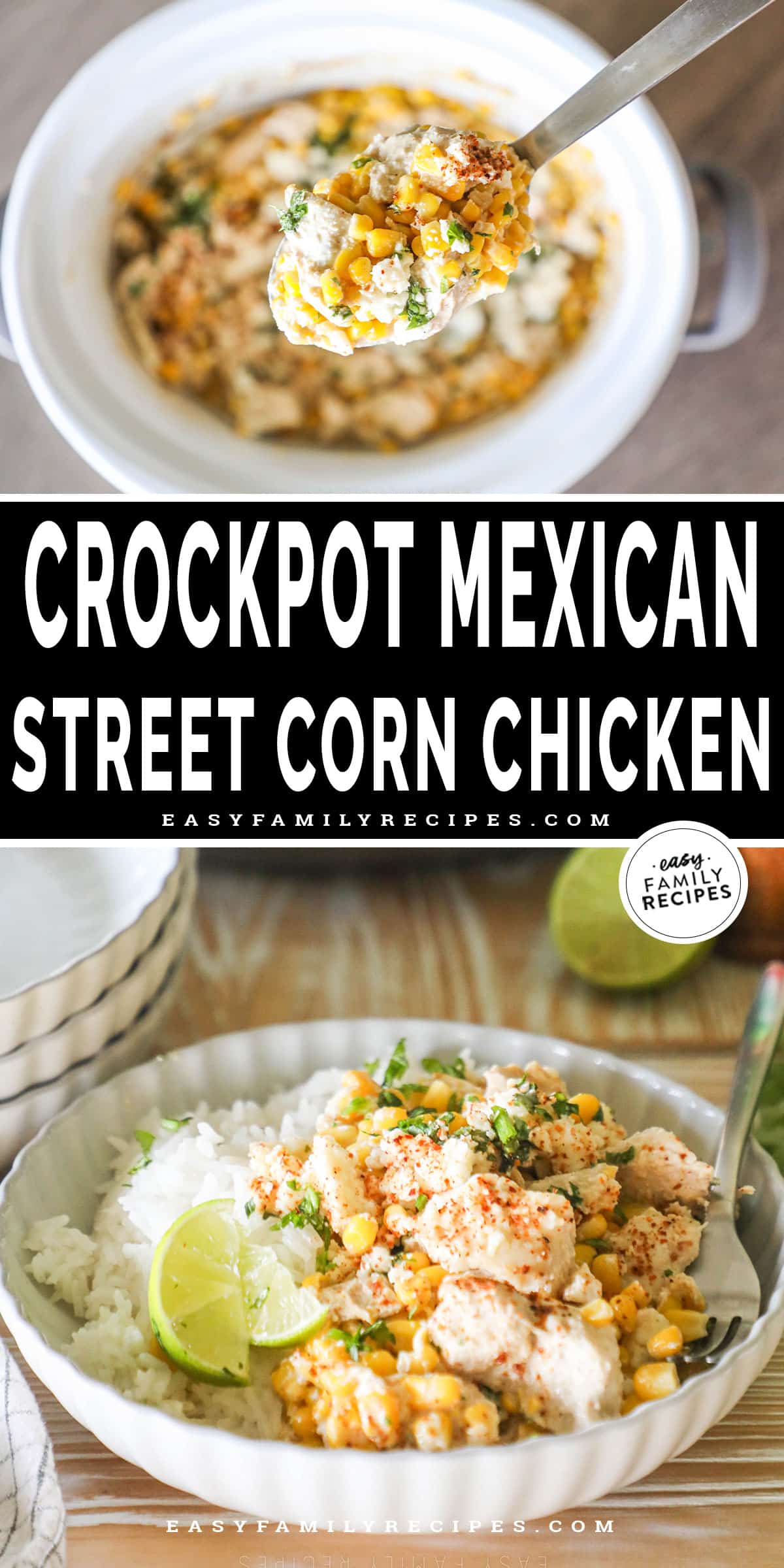 Crockpot Mexican Street Corn Chicken · Easy Family Recipes