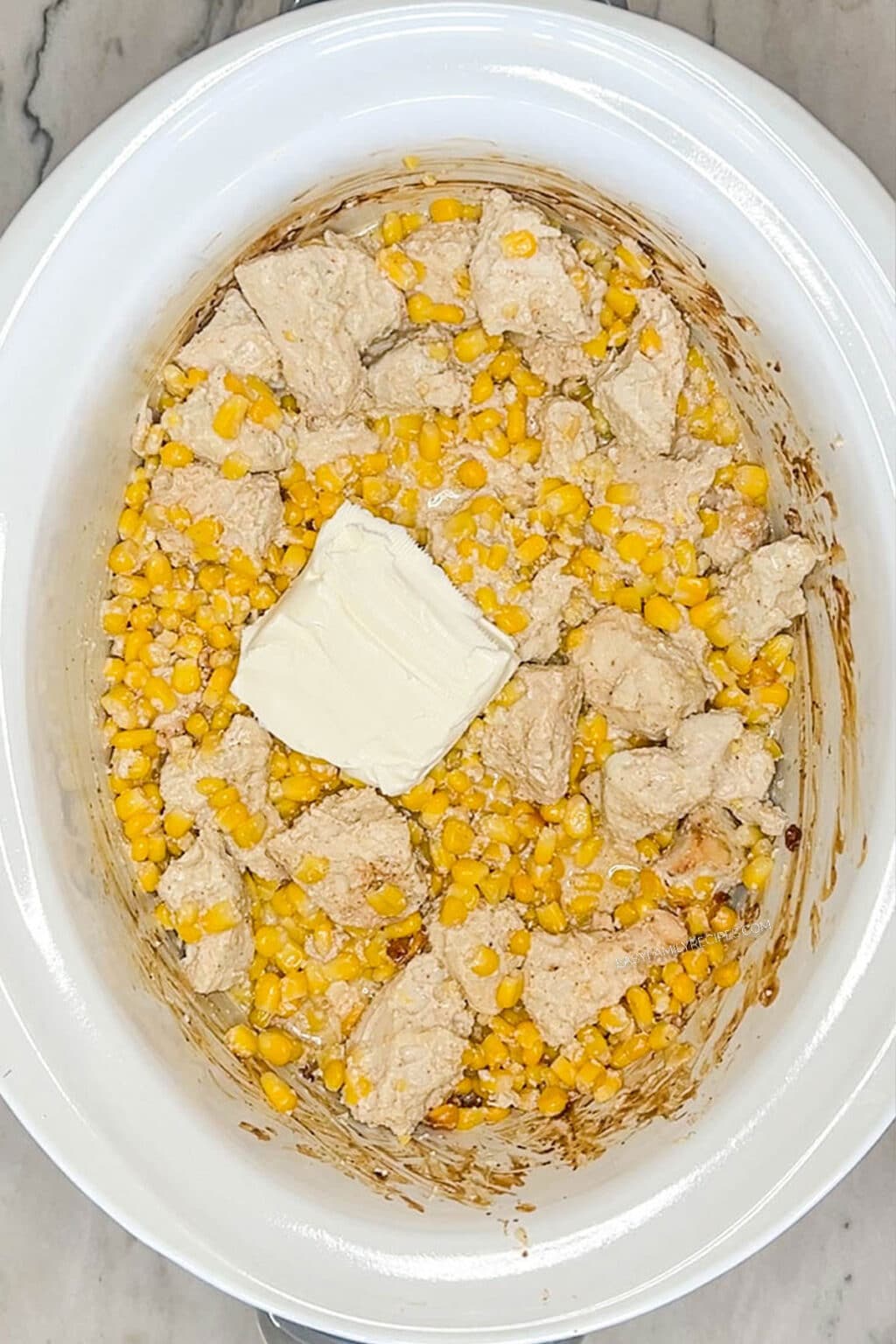 Crockpot Mexican Street Corn Chicken · Easy Family Recipes