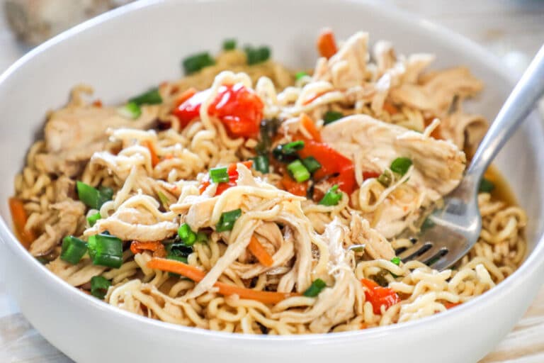 Crockpot Chicken Ramen · Easy Family Recipes