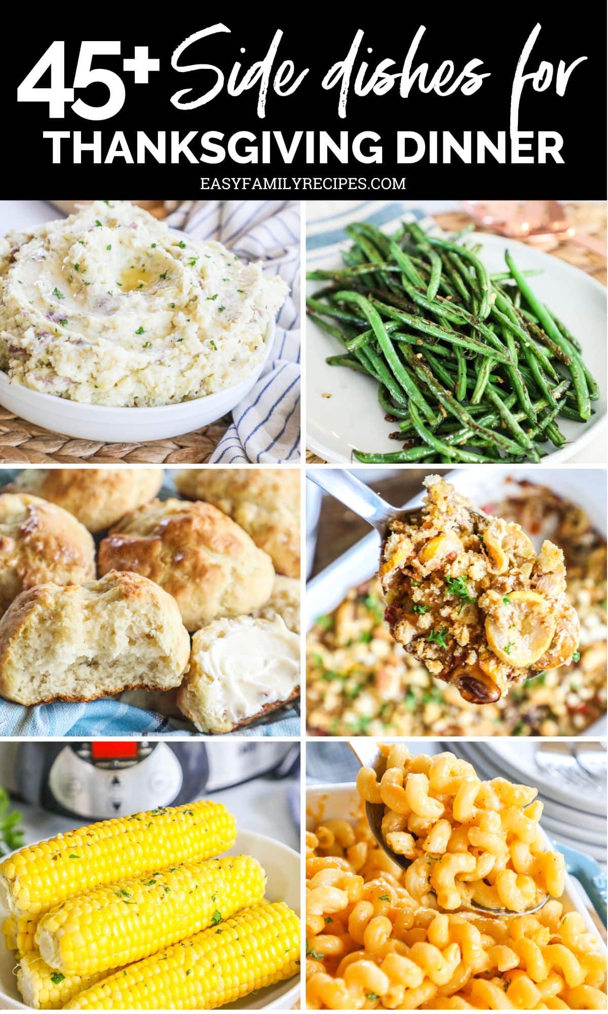 45+ Side Dishes for Thanksgiving Dinner · Easy Family Recipes