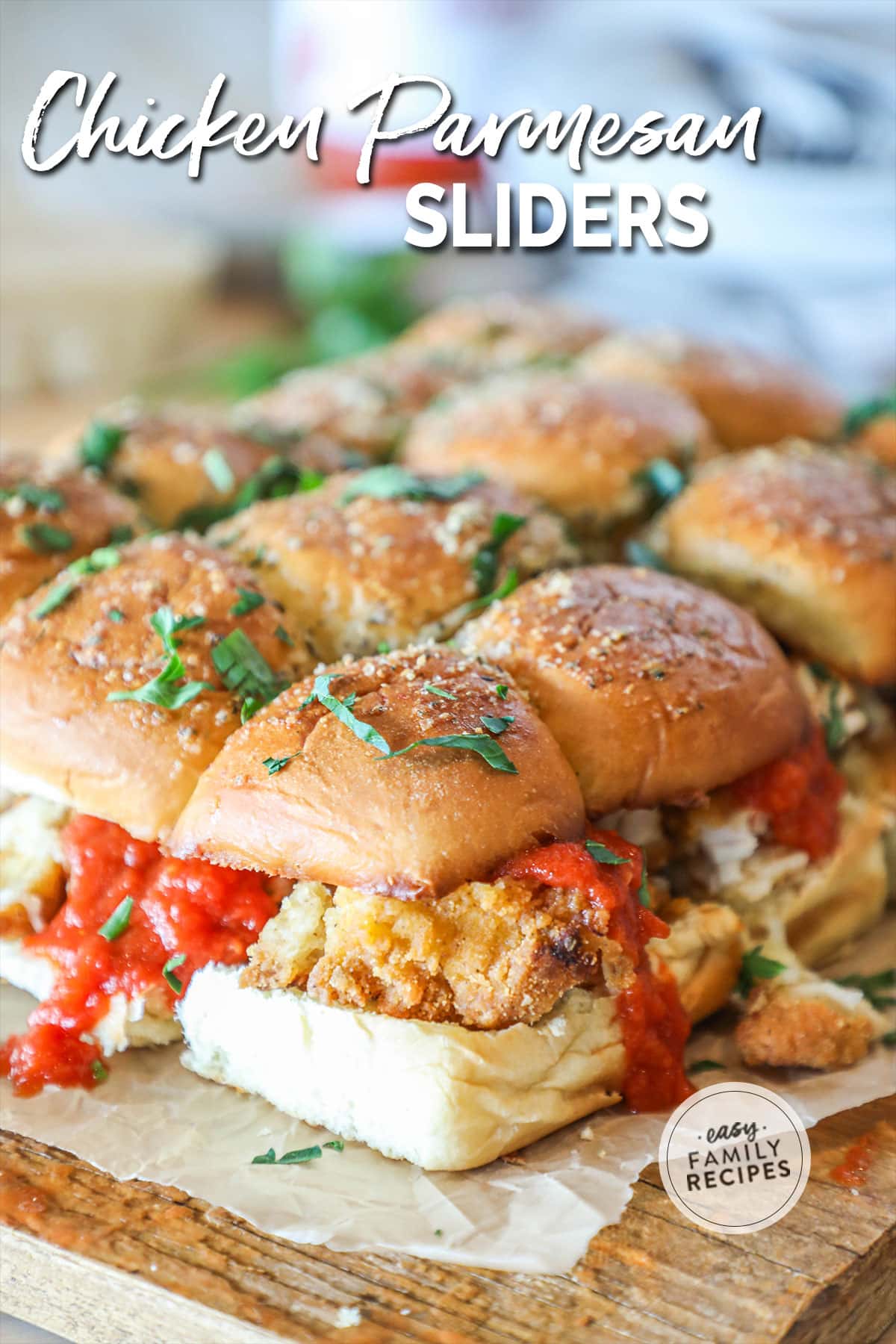 Chicken Parmesan Sliders · Easy Family Recipes