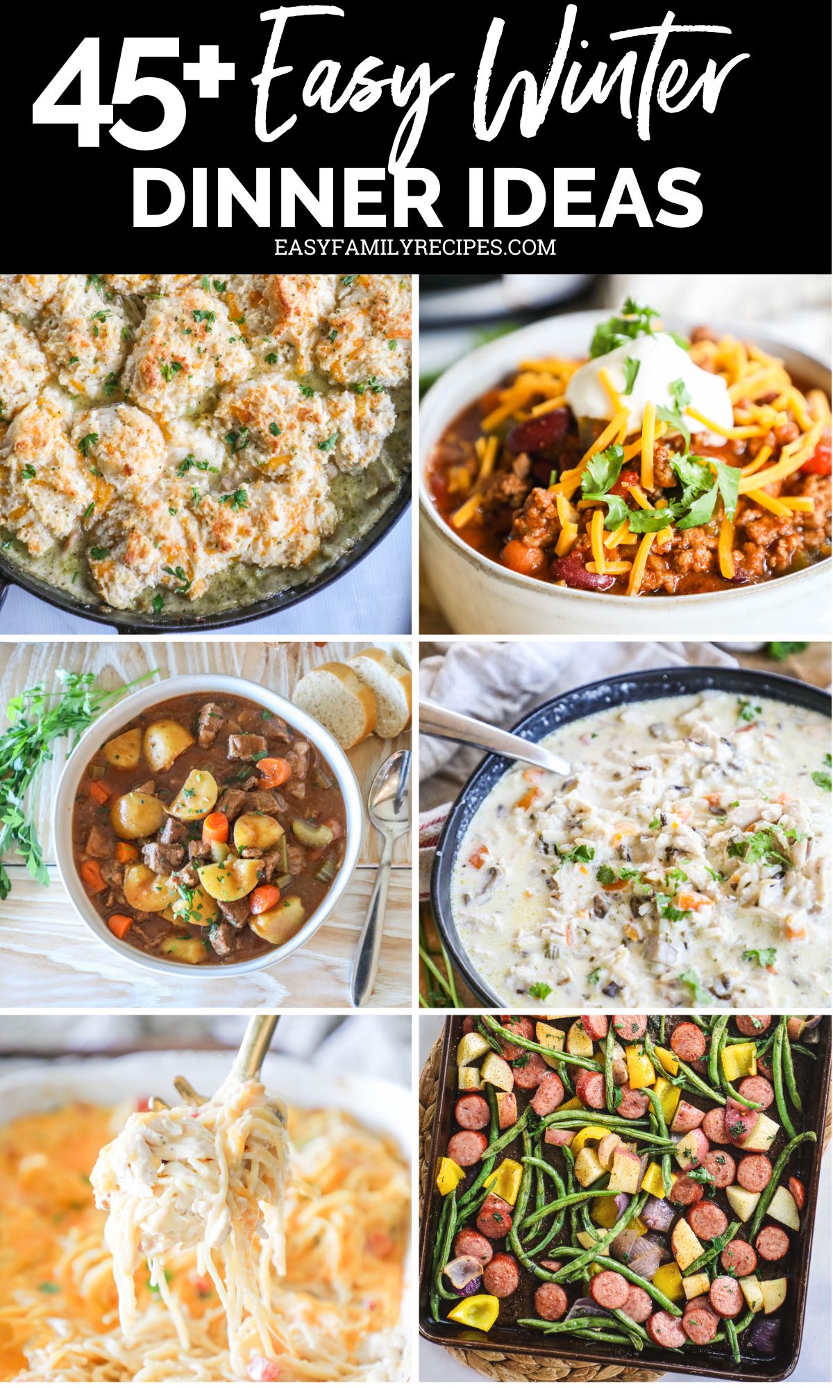 45+ Easy Winter Dinner Ideas · Easy Family Recipes