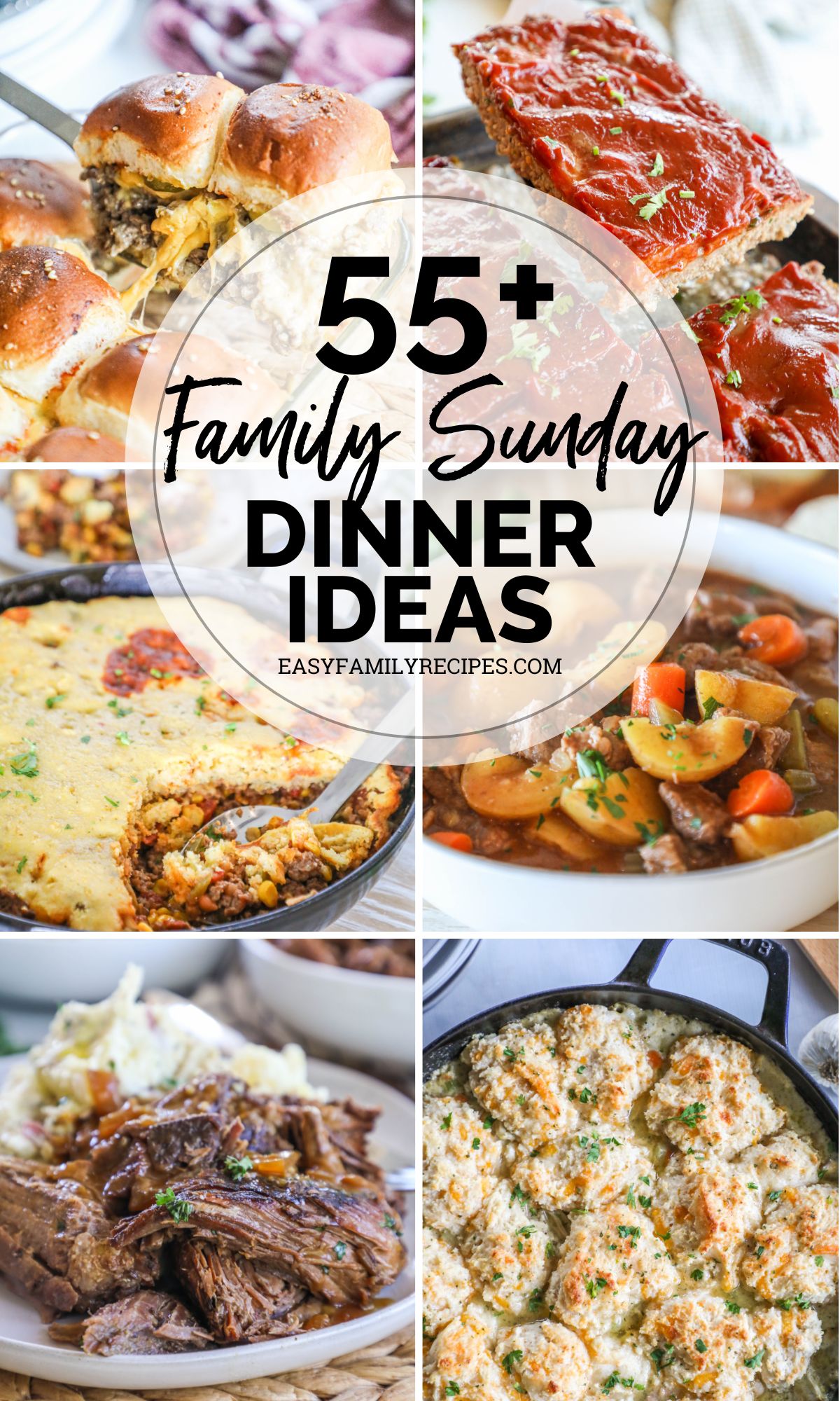 55+ Family Sunday Dinner Ideas · Easy Family Recipes