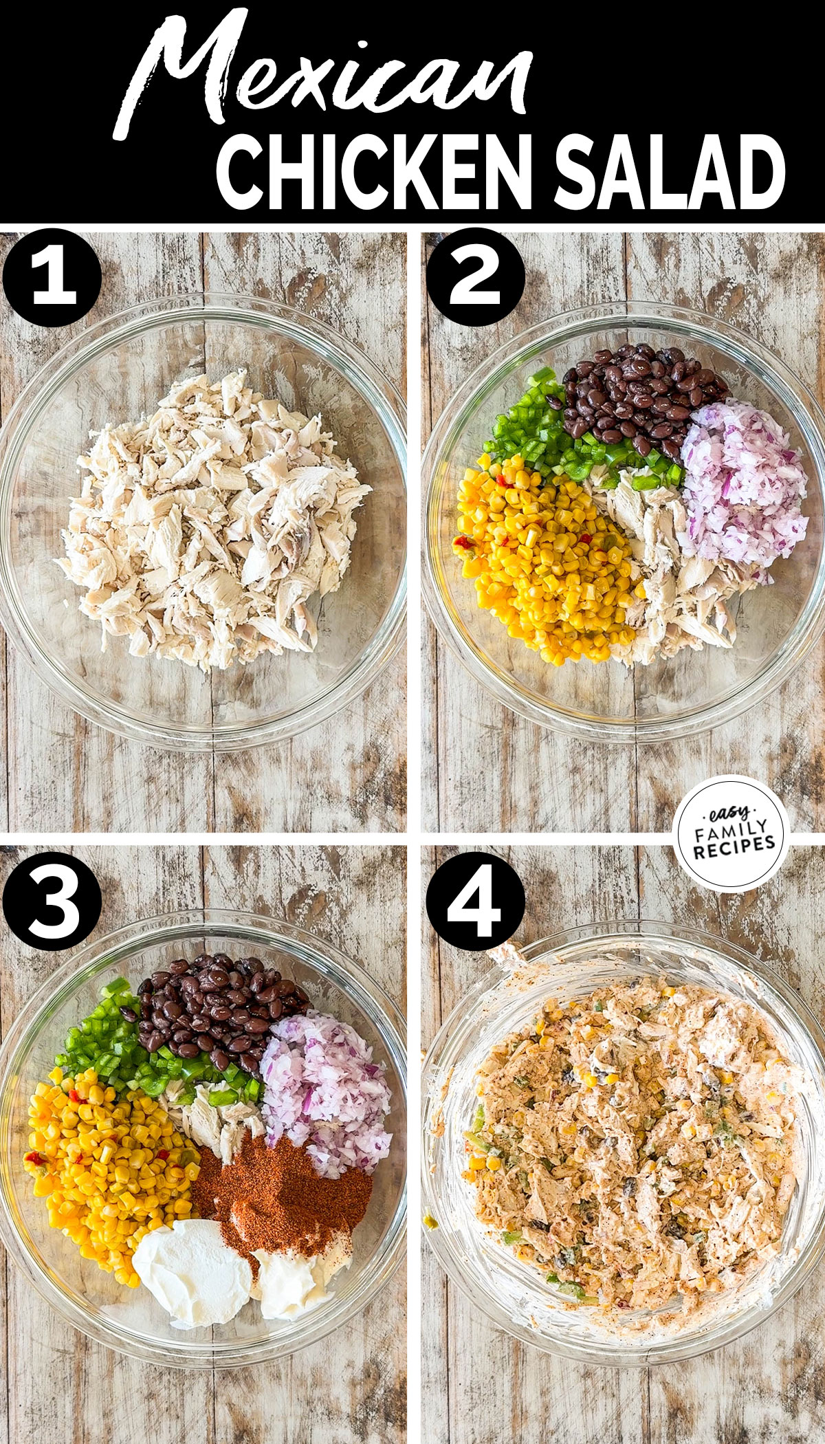 Mexican Chicken Salad · Easy Family Recipes