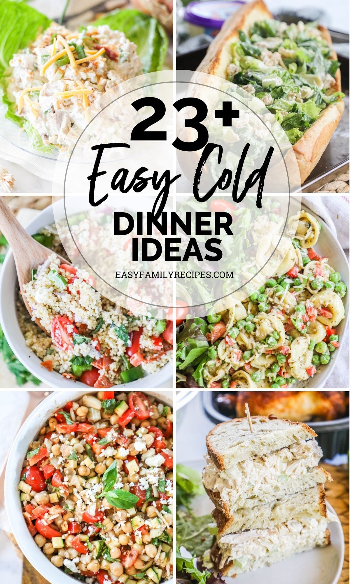 23+ Easy Cold Dinner Ideas · Easy Family Recipes