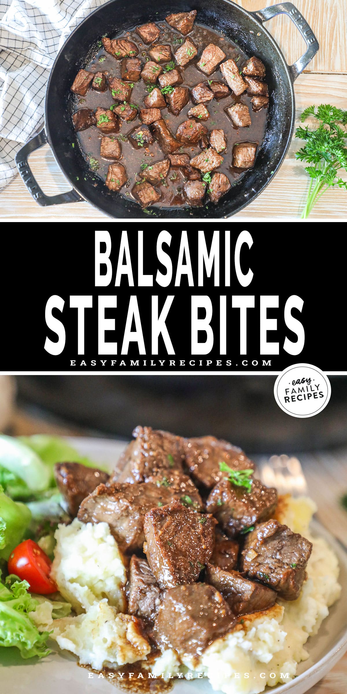 Balsamic Steak Bites · Easy Family Recipes